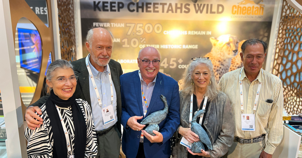 Azzedine Downes receives the Order of the California Condor Award