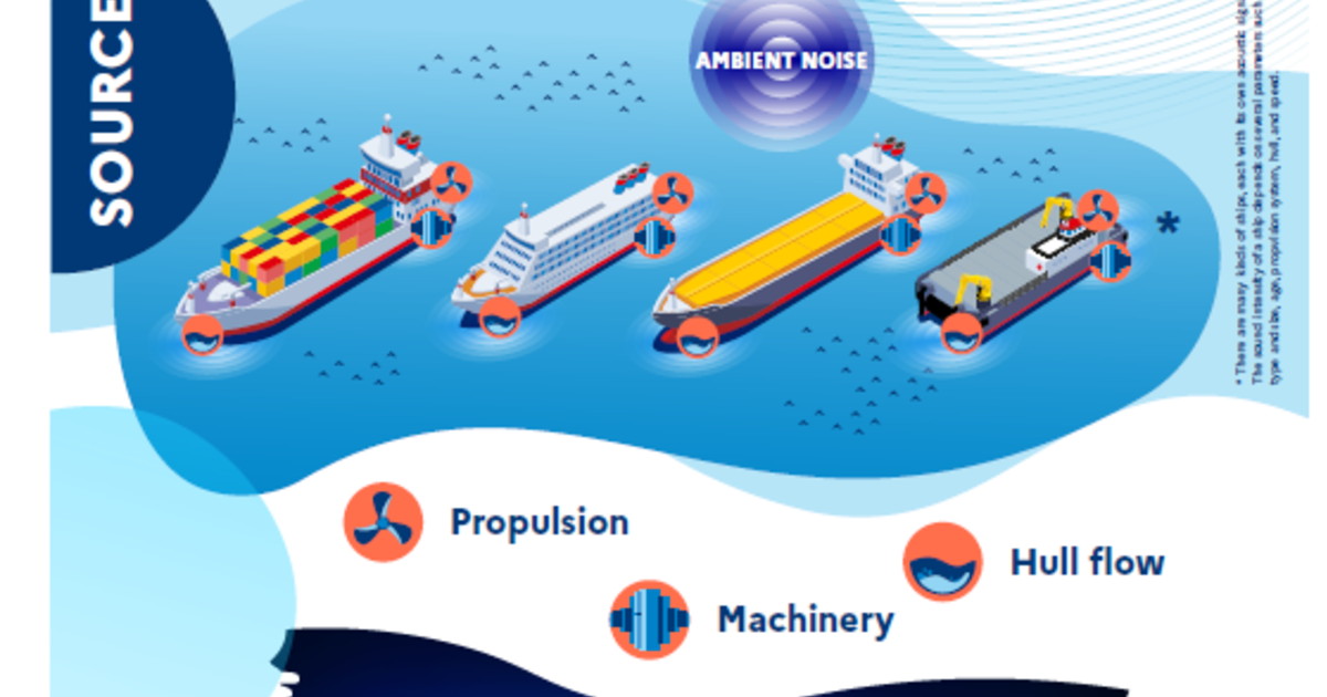marine traffic noise pollution infographic | IFAW